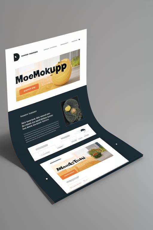 Modern Website Mockup Featuring Stylish Design and User-Friendly ...