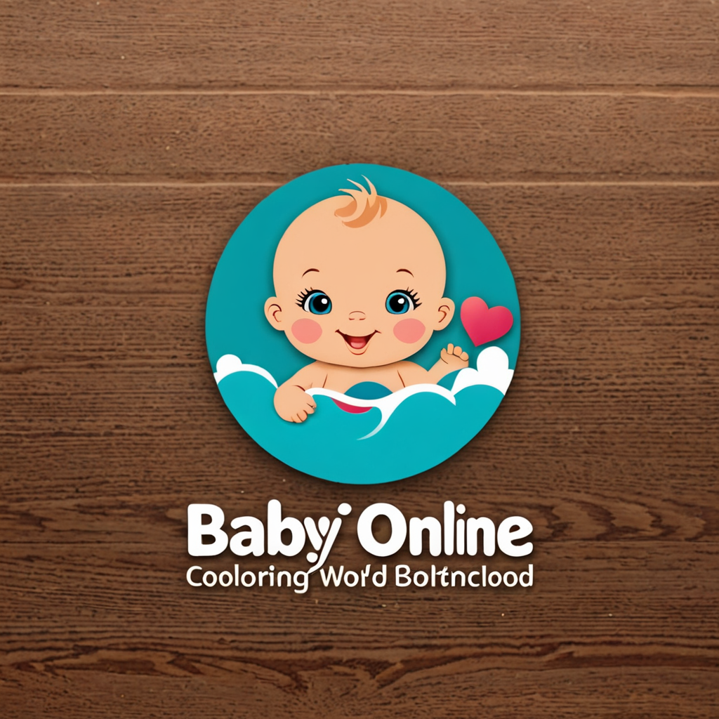 Design a captivating logo that incorporates a joyful and endearing baby ...