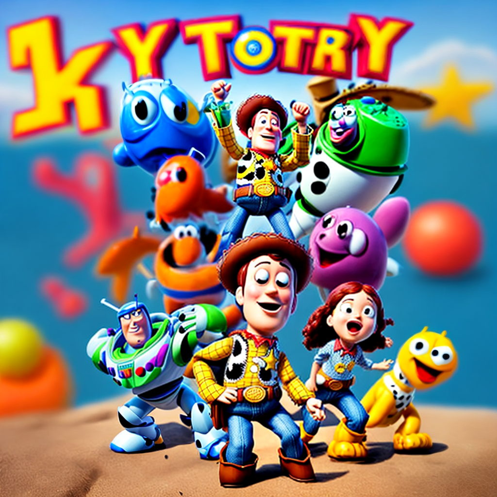 Most Joyful Toy Story Digital Fine Art (copy-right free)