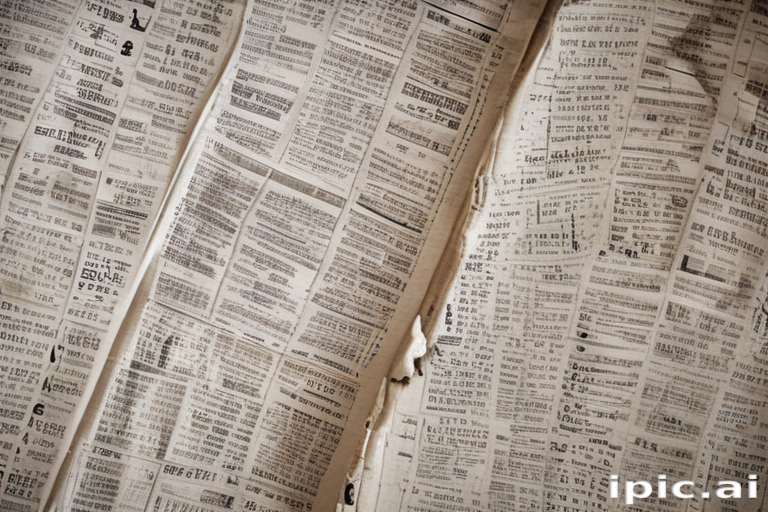 Old Newspaper Pages Featuring Various Classified Advertisements and ...