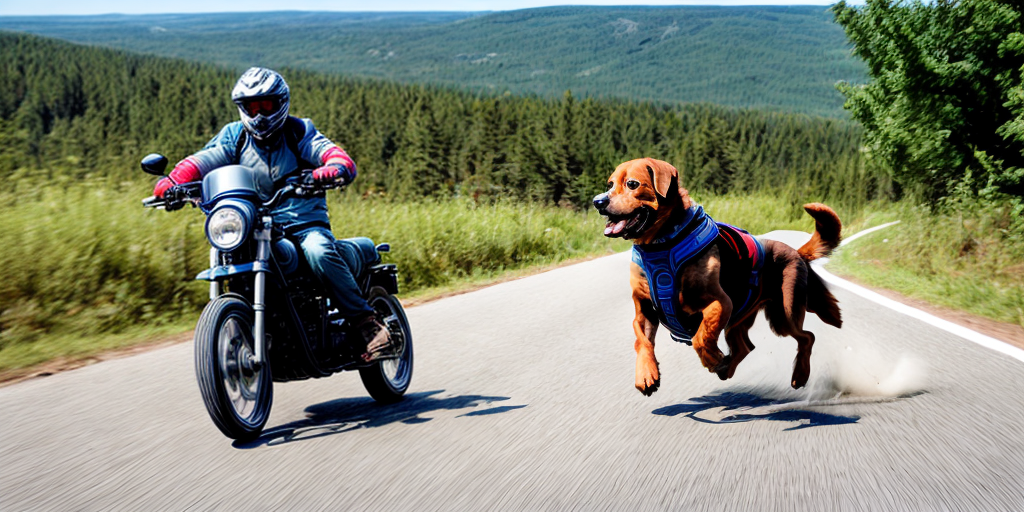 Dog riding motor