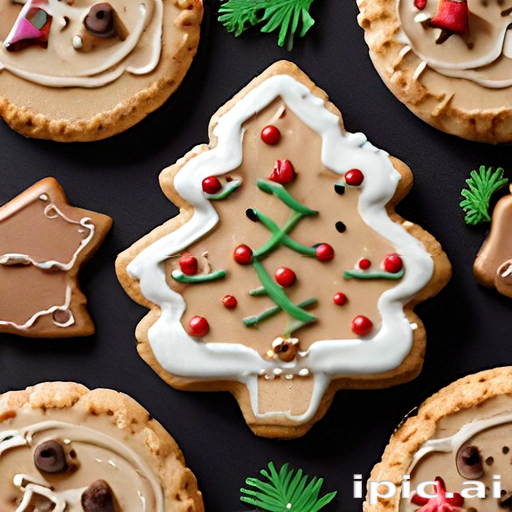 Deliciously Decorated Holiday Cookies Featuring a Festive Christmas ...