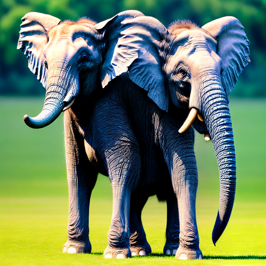Most Beautiful Cute Elephant Digital Art (copy-right free)