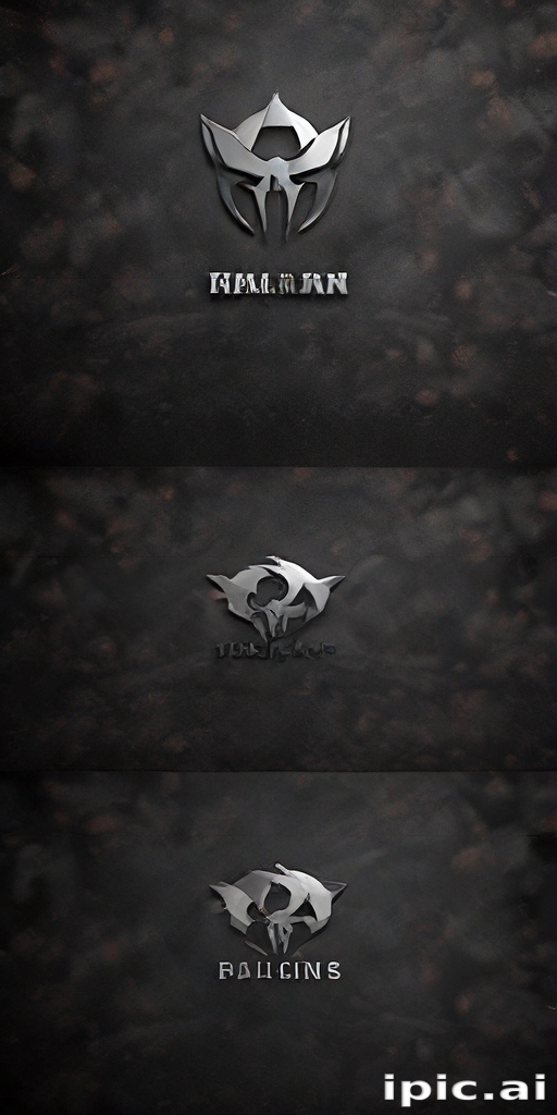 Three Distinct Logos Representing Halman, Unleash, and Falcons on Dark ...