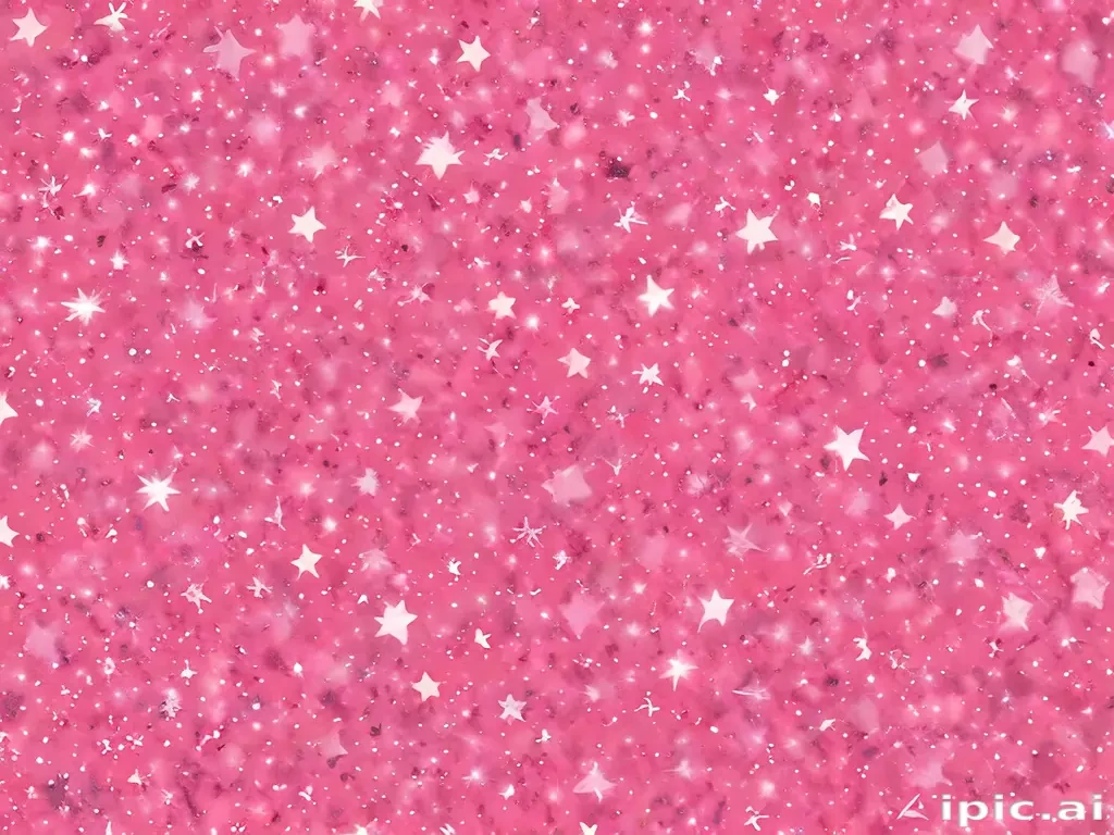 Sparkling Pink Background with Glittering Stars for Creative Designs ...