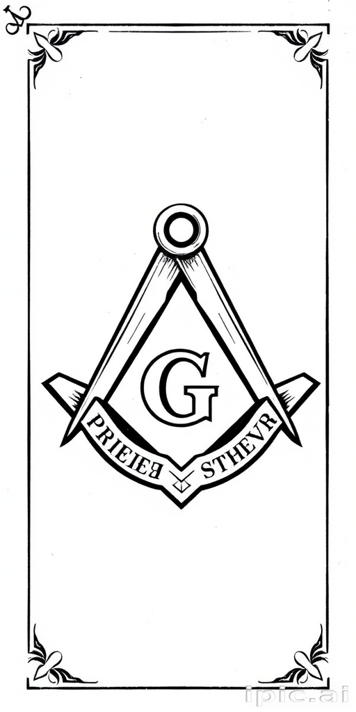 Symbolic Representation of Freemasonry: The Square and Compasses Emblem