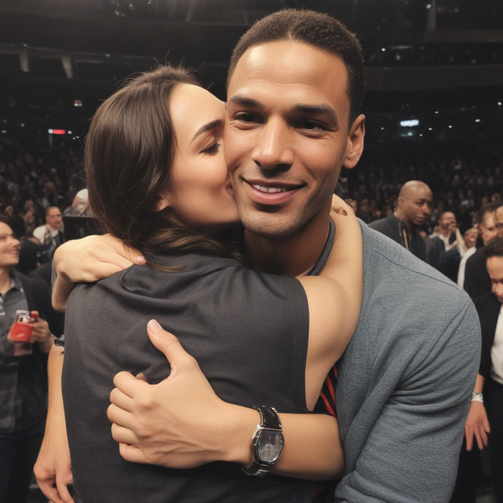 Gal gadot hug michael jordan