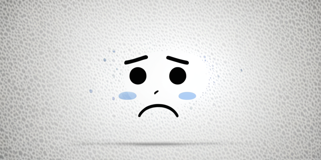 A Sad Cartoon Character Expressing Emotions of Disappointment and ...