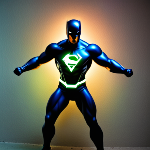 make a superhero out of the element neon