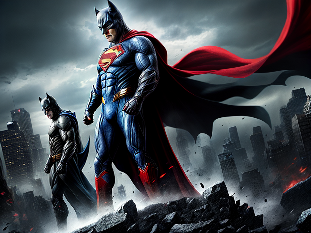 FUSION OF BATMAN AND SUPERMAN, IMAGE 4K