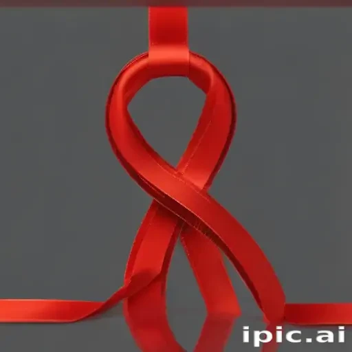 Elegant Red Ribbon Tied in a Beautiful Looping Bow Arrangement