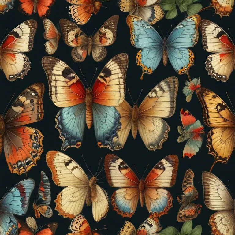 A Colorful Collection of Butterflies Showcasing Nature's Vibrant Beauty ...