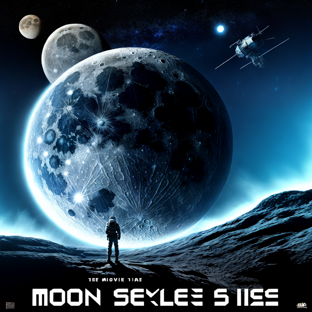 moon sci fi movie poster art