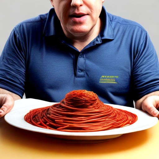 spaghetti bolognese eating boris johnson
