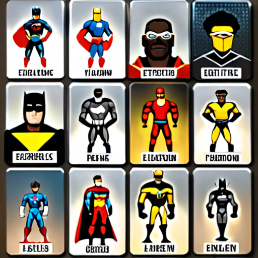 high quality black superheroes based on the periodic table