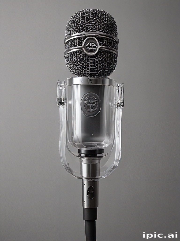 Stylish High-Quality Microphone with Unique Design and Sleek Finish