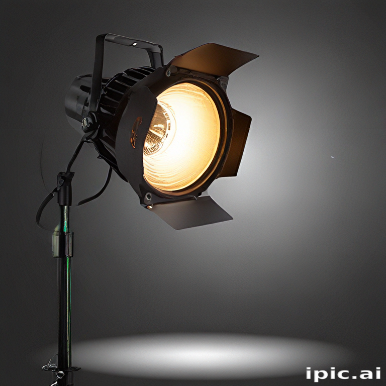 Professional Studio Lighting Setup with Adjustable Spotlight for ...
