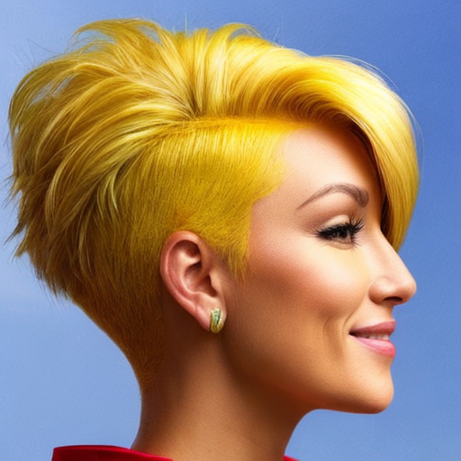 yellow hair