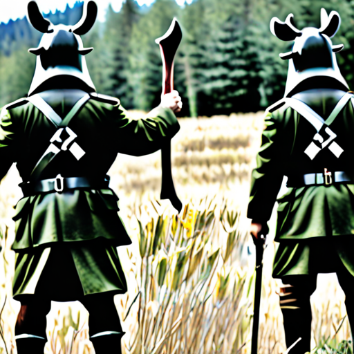 An anonymous moose battling against nazi germany