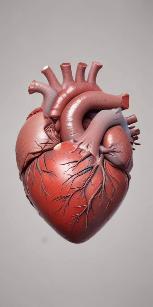 Anatomically Detailed 3D Model of the Human Heart and Its Structures
