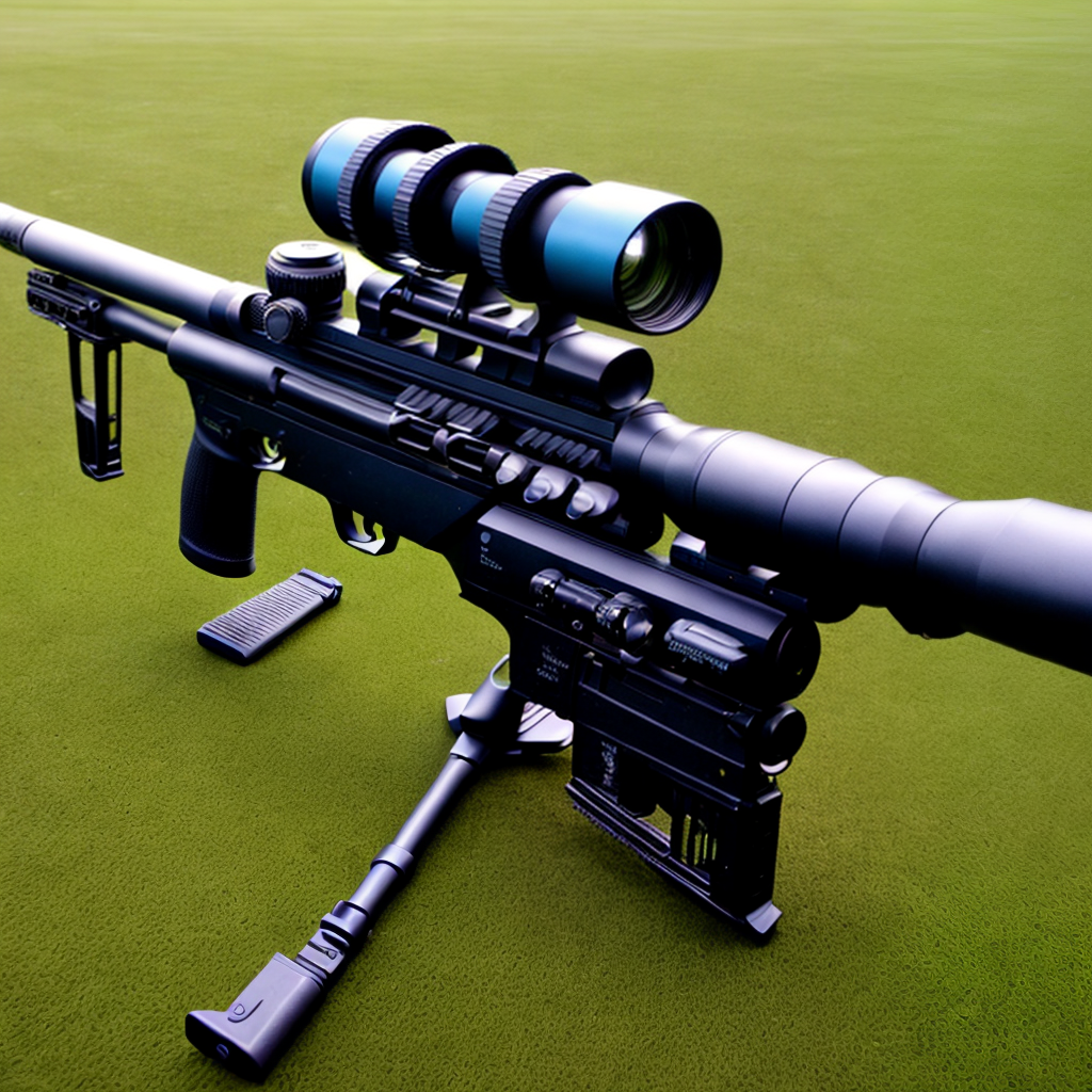 Modern day sniper rifle