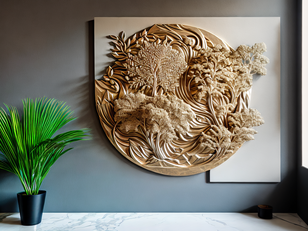 bas-relief modern-day interior design