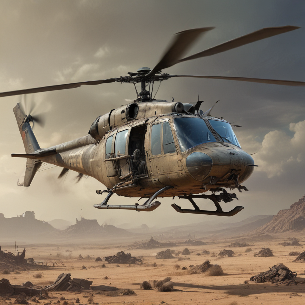Post apocalyptic wallpapers helicopters
