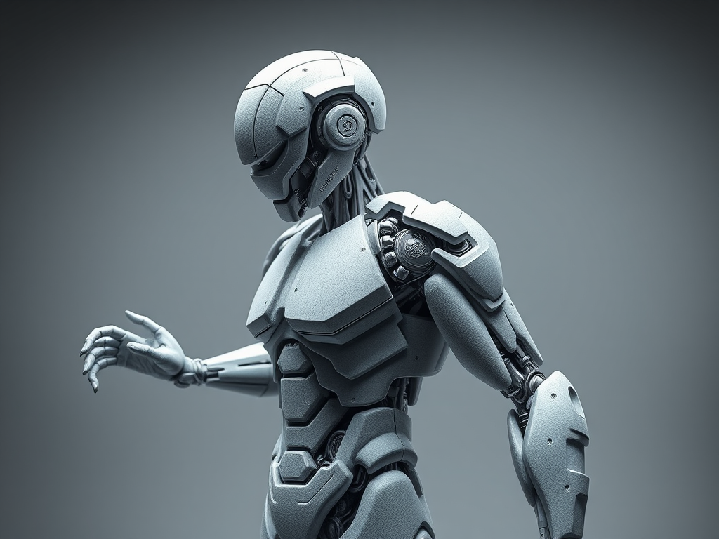 Futuristic Robot Design Showcasing Advanced Mechanics and Sleek ...
