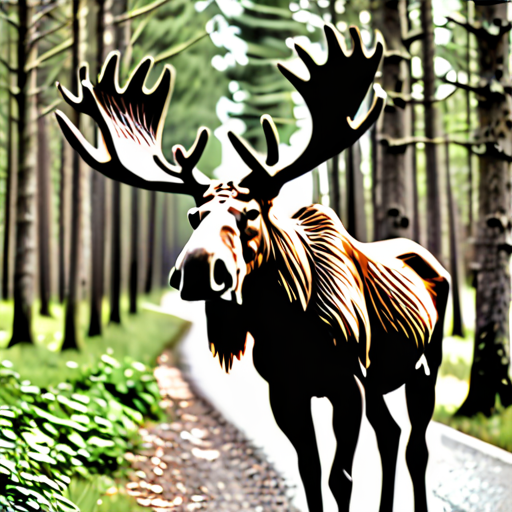 An anonymous moose battling against nazi germany