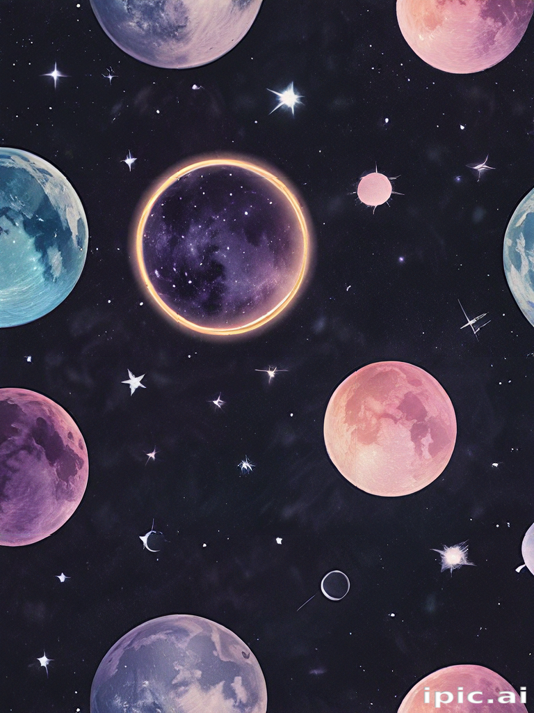 Colorful Celestial Bodies: A Cosmic Journey Through Vibrant Planetary ...