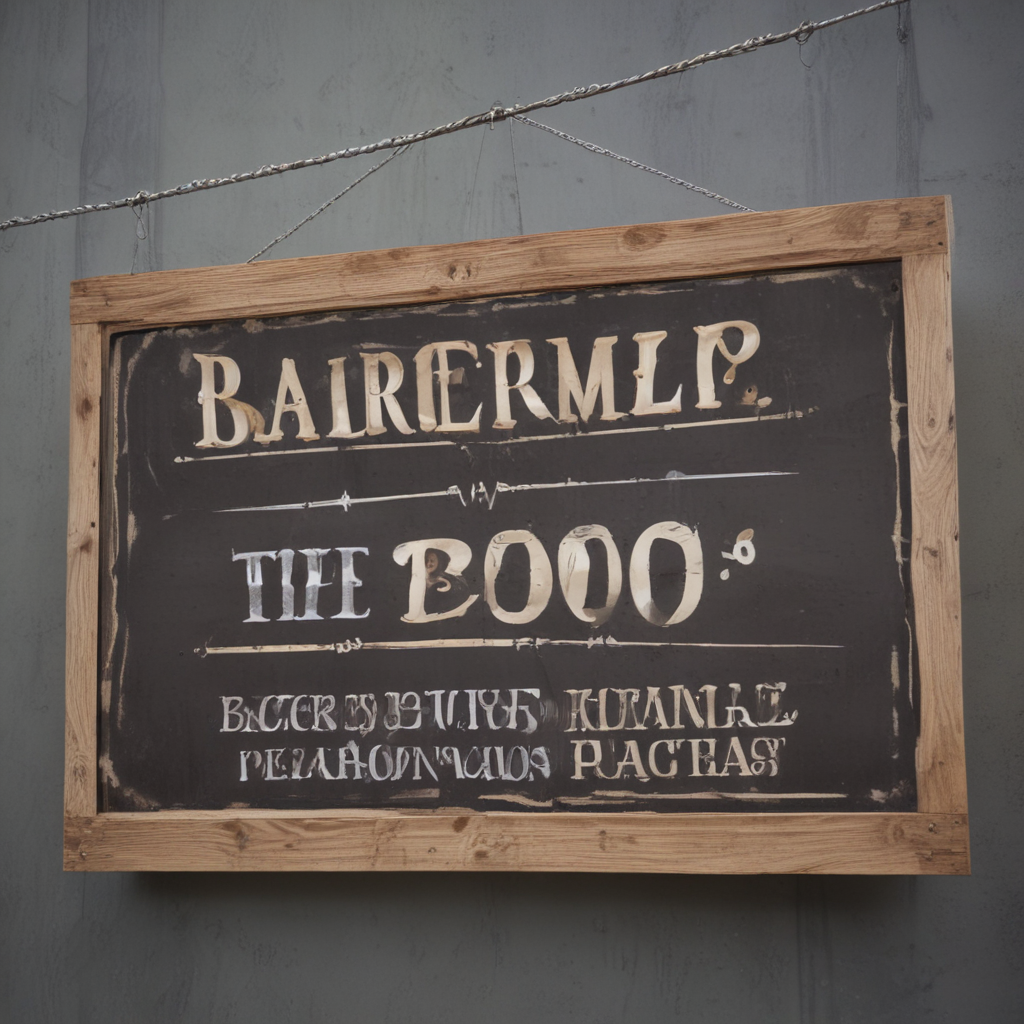 bachelor party sign built by a crane. under construction website style