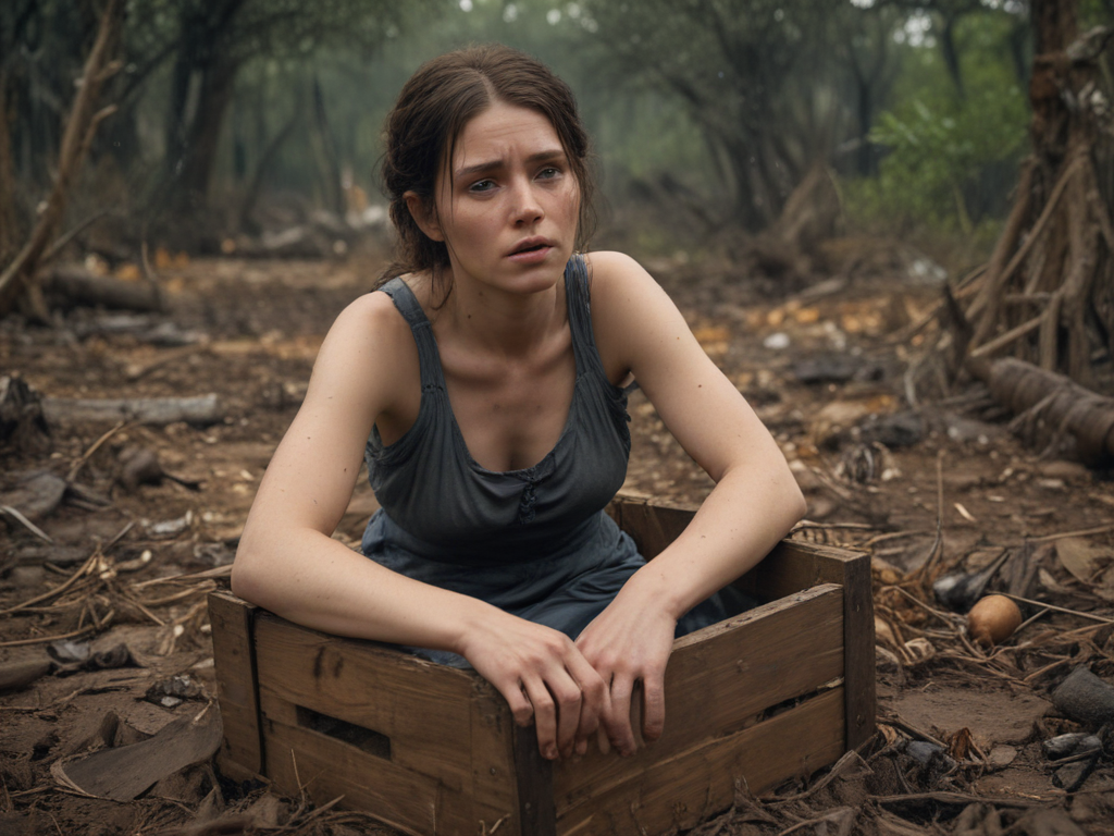 Depict the aftermath of Pandora's fateful decision. Show scenes of ...