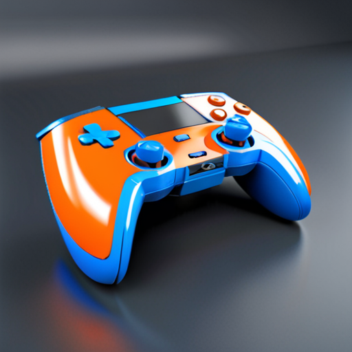 Futuristic game console with a sleek and modern design, featuring the ...