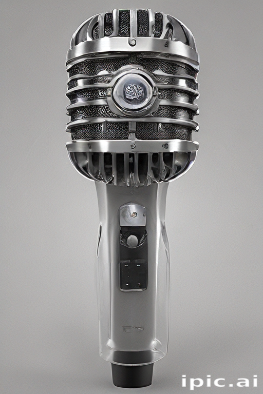 Vintage-Style Microphone with Retro Design for Captivating Performances ...