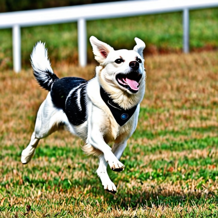 A flying dog