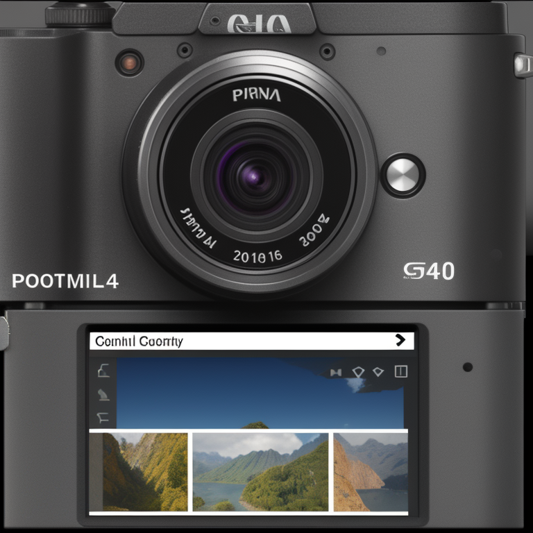 Modern Mirrorless Camera with Articulating Screen and High-Quality Lens ...