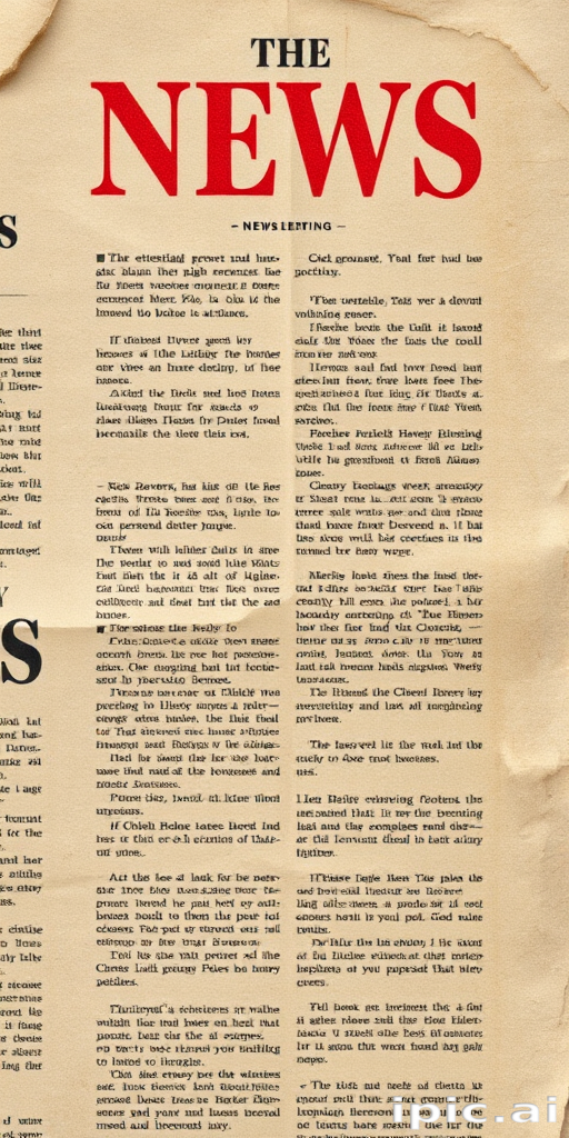 Vintage Newspaper Article Highlighting Essential Issues and Community ...