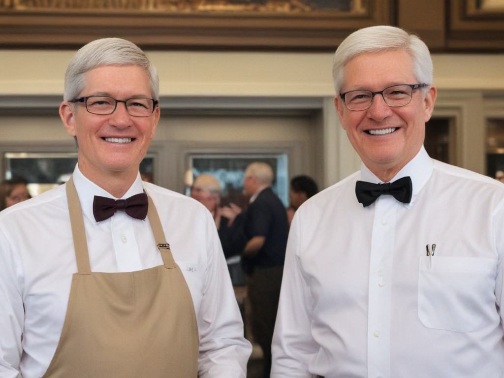 tim cook compliments colonel sanders