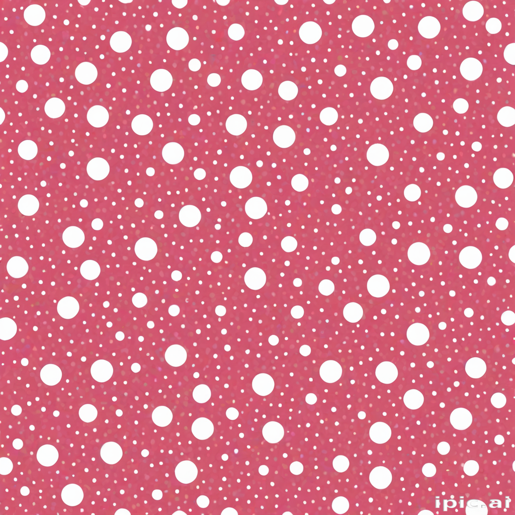 Playful Polka Dots on a Vibrant Pink Background for Fun Designs