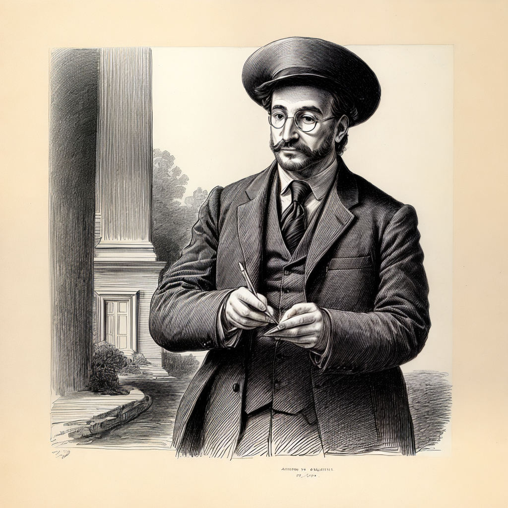 draw an anonymous writer