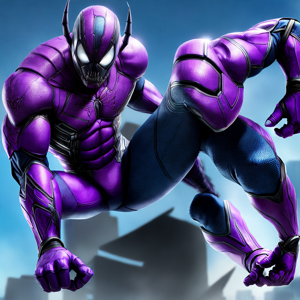 Marvel purple beetle symbiote