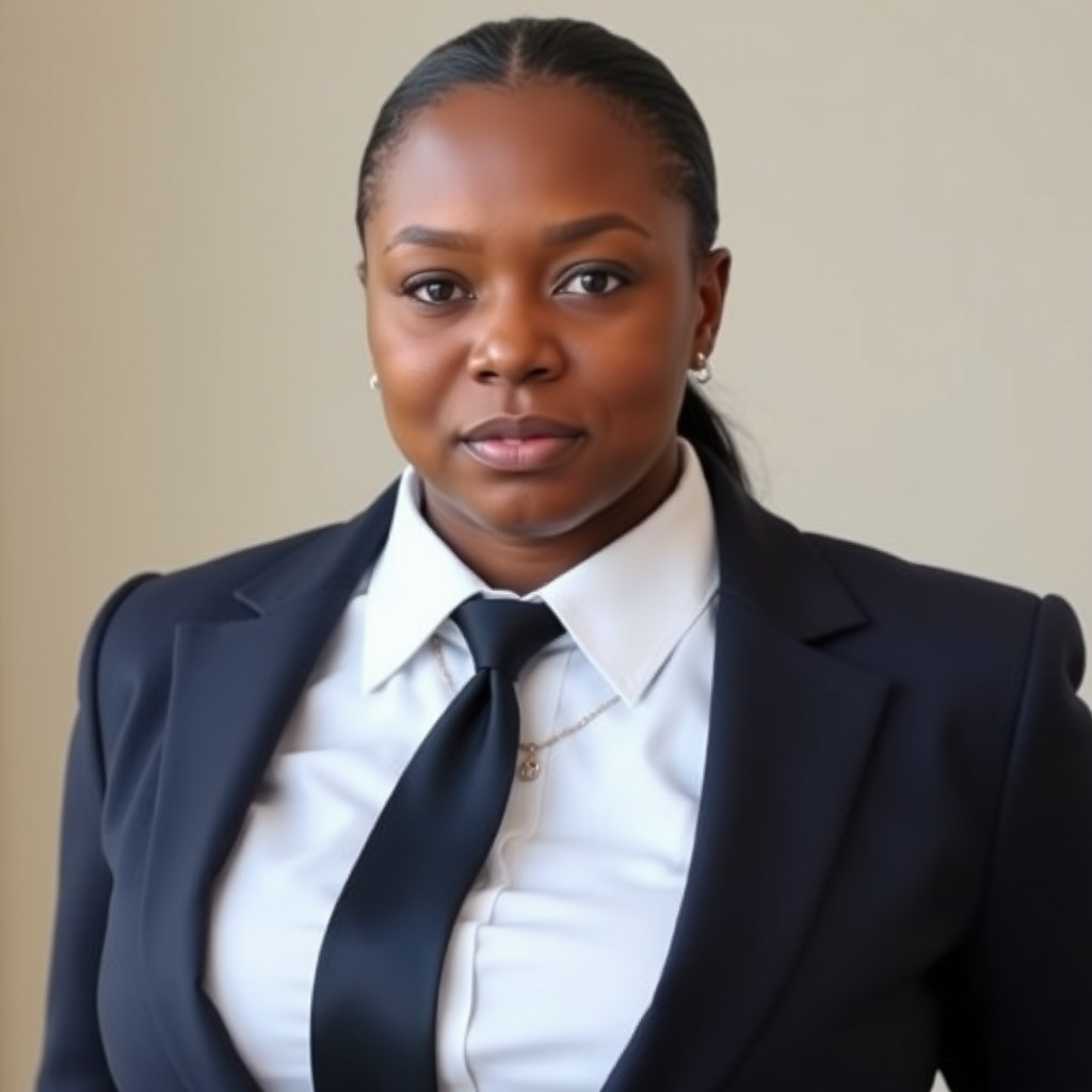 Confident Professional Woman in Formal Attire for Business Presentation ...