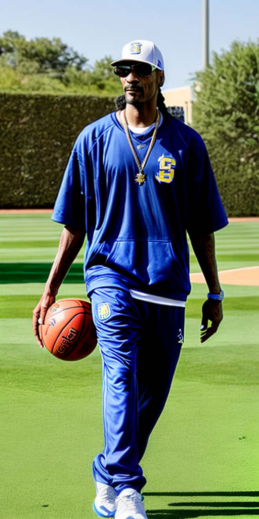 Snoop dogg playing basketball