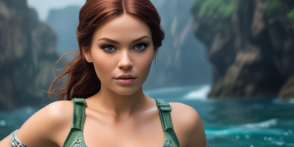 lara croft turn into mermaid
