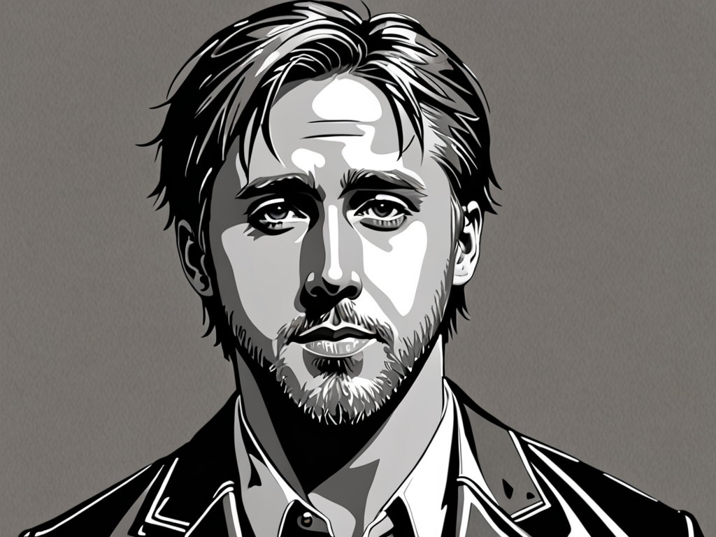 ryan gosling, manga, anime, 2d, ghibli, ghost in a shell, death note ...
