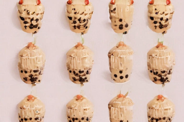 Deliciously Decorated Mini Bubble Tea Treats Perfect for Any Celebration