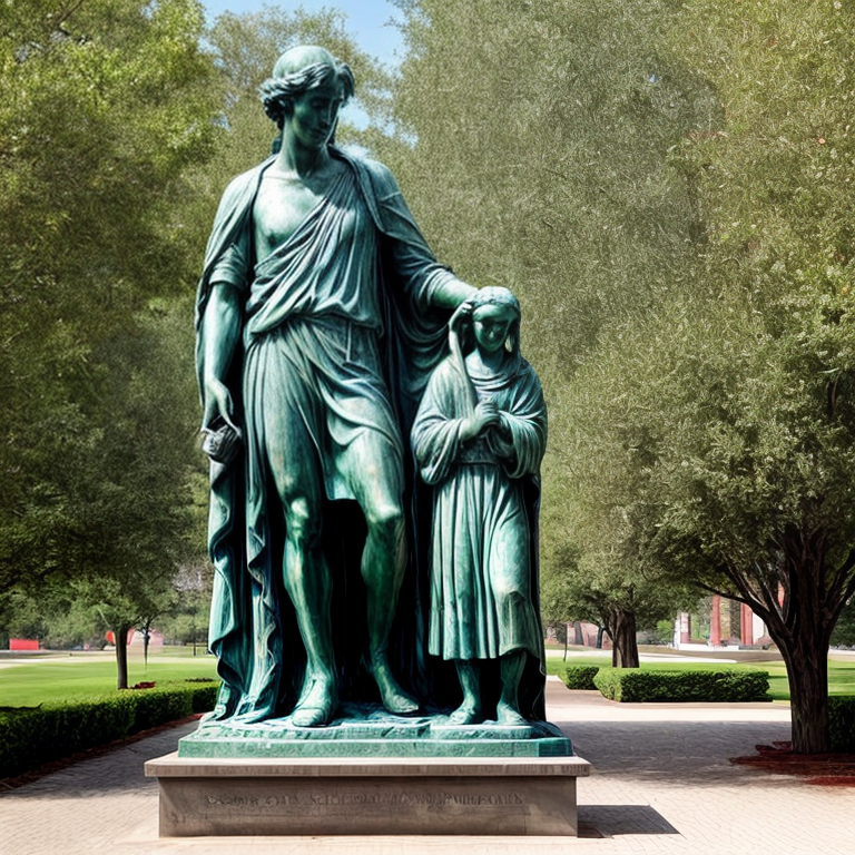 statue made of water