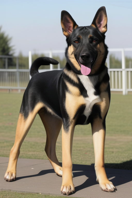 A Happy, Playful Dog Enjoying a Sunny Day at the Park.