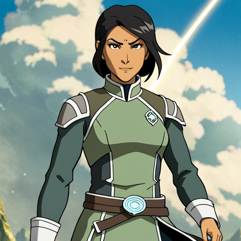 Kuvira (from the legend of Korra) being cool