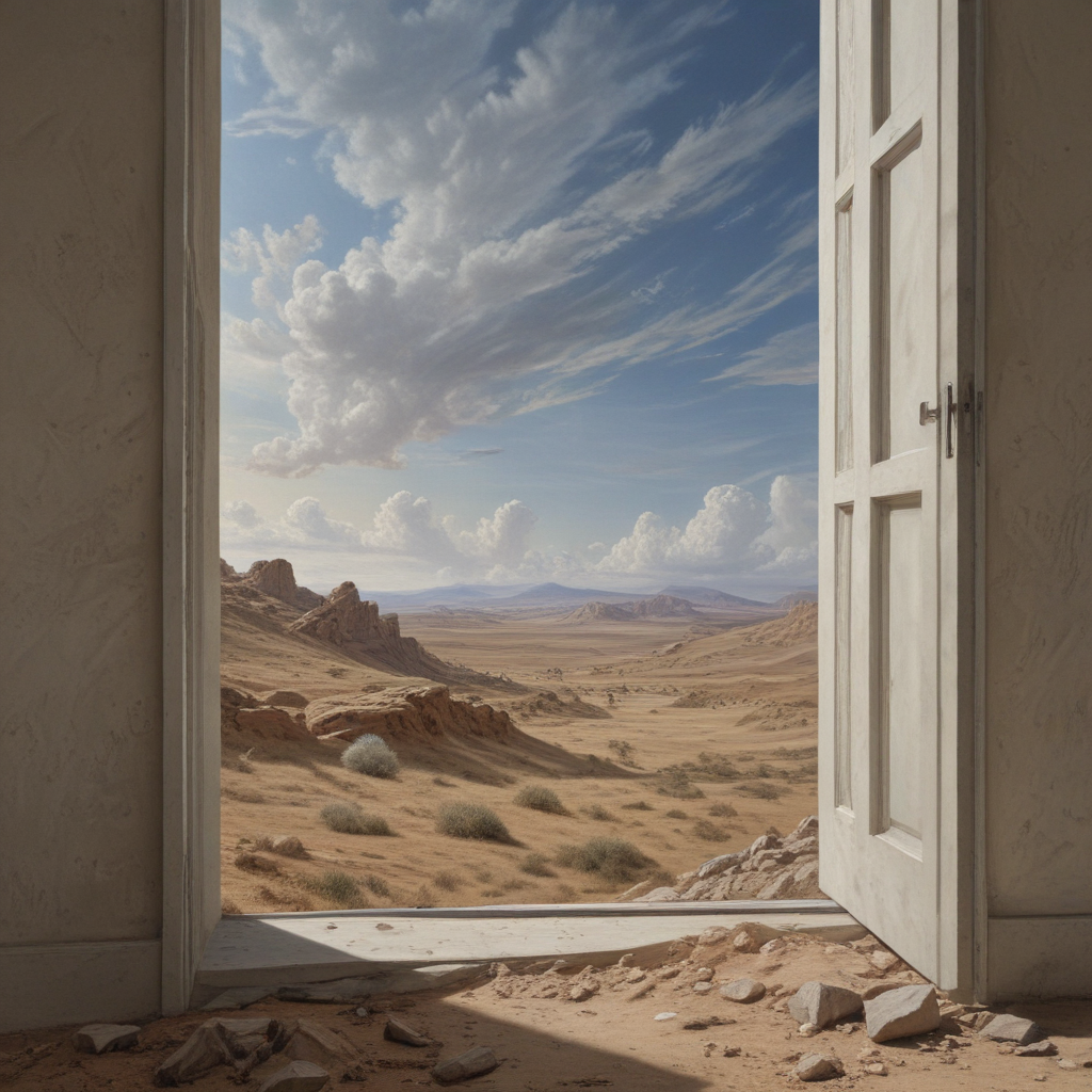 pere borrell del caso trompe l ´oeil futuristic landscape escaping the ...